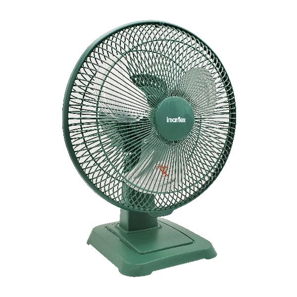 imarflex - "Dark Green" 10-inch Strong Wind Metal Table Fan | AT Plus