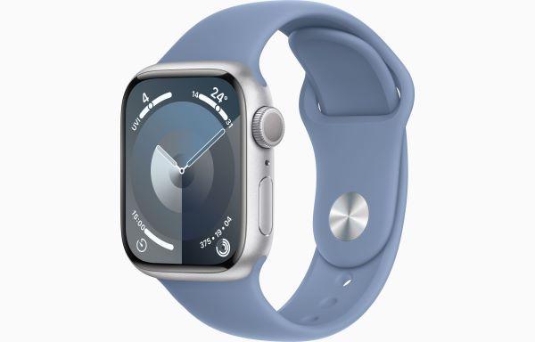 Apple Watch Series 9 GPS + Cellular 45mm Silver Aluminium Case with ...